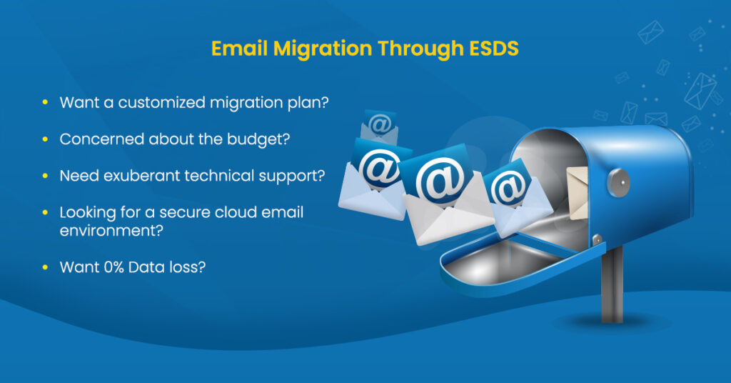 Email Migration with the data migration service - ESDS
