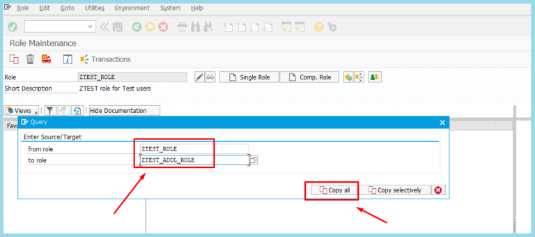 How to Create & Copy user role in SAP system? | ESDS