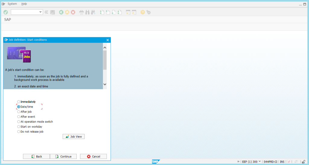 How to schedule background job in SAP| SAP Background Job | ESDS